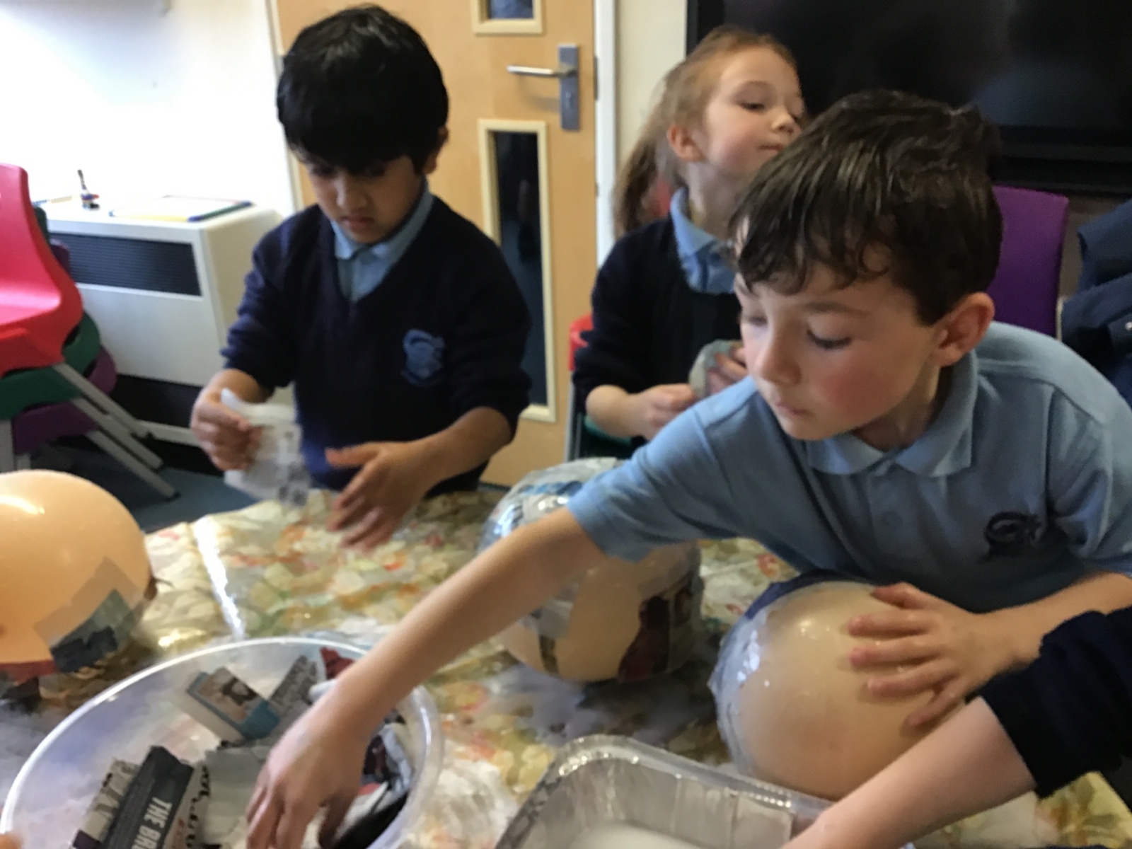 Chevening (St Botolph's) CE VA Primary School - Papier-mâché